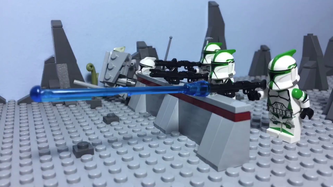 Lego Star Wars the Clone Wars Stop Motion Test - YouTube