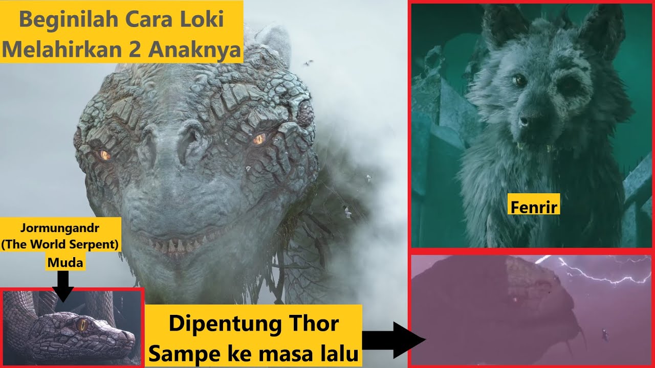 Penjelasan Mengapa Ada 2 Jormungandr Pada Game GOW Ragnarok & Bagaimana Atreus Memunculkan 2 ...