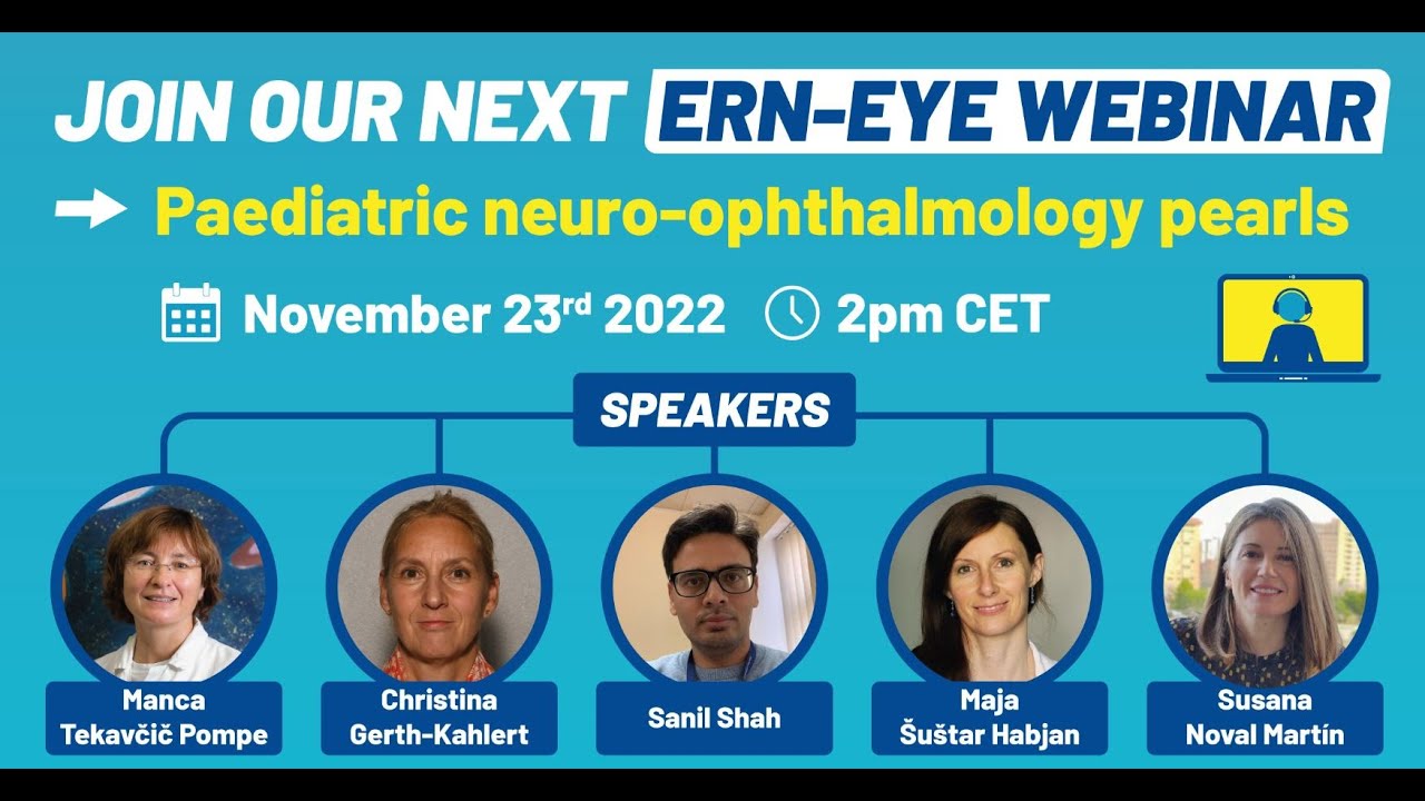 ERN-EYE webinar (23rd November 2022) - Paediatric neuro-ophthalmology ...