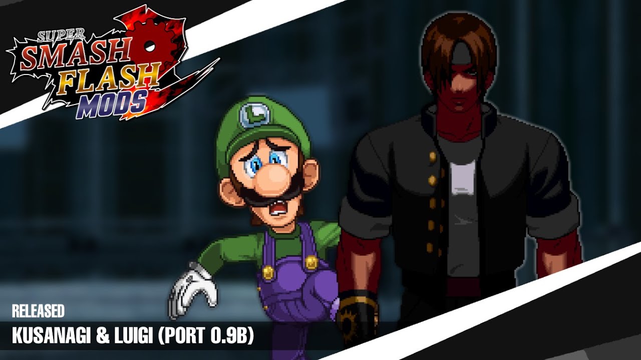 [SSF2 0.9b Mods] Kusanagi & Luigi (Port 0.9b) - Release - YouTube