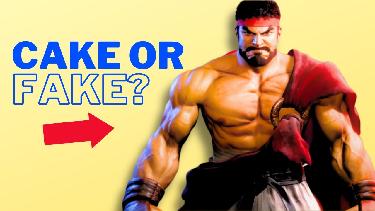 I Was Challenged To Make A Hyperrealistic STREET FIGHTER 6 CAKE! - YouTube