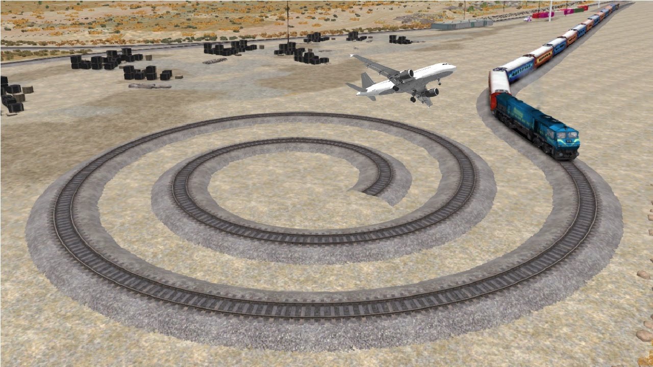 Big Mistakes on Rail Tracks Impossible Deadlock Rail Tracks Vs Trains ...