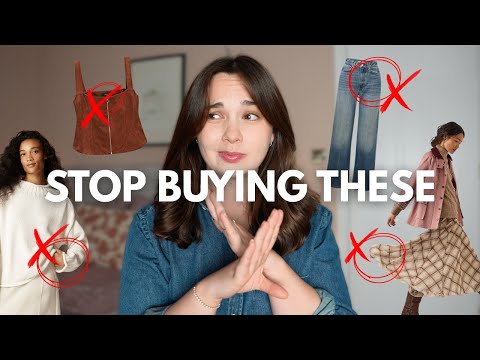 Oddly specific items I stopped buying (for better style)