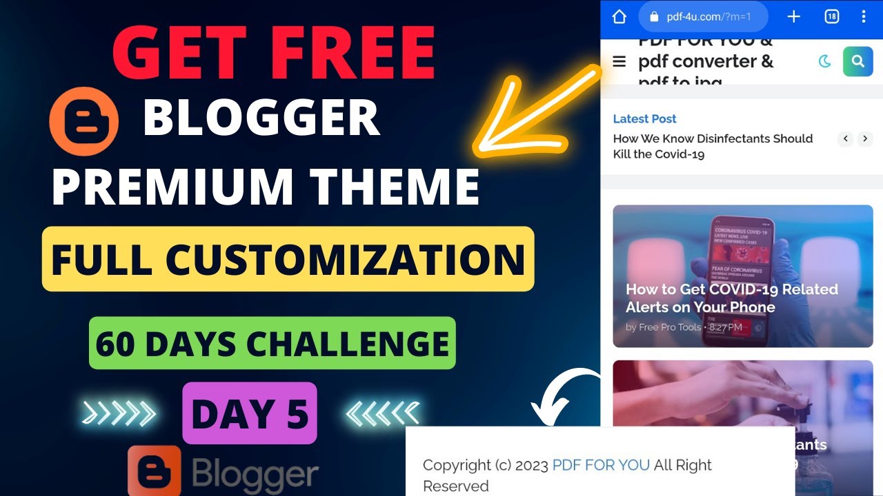 Download Best Premium Template For Blogger Free | Full Blogger Template ...