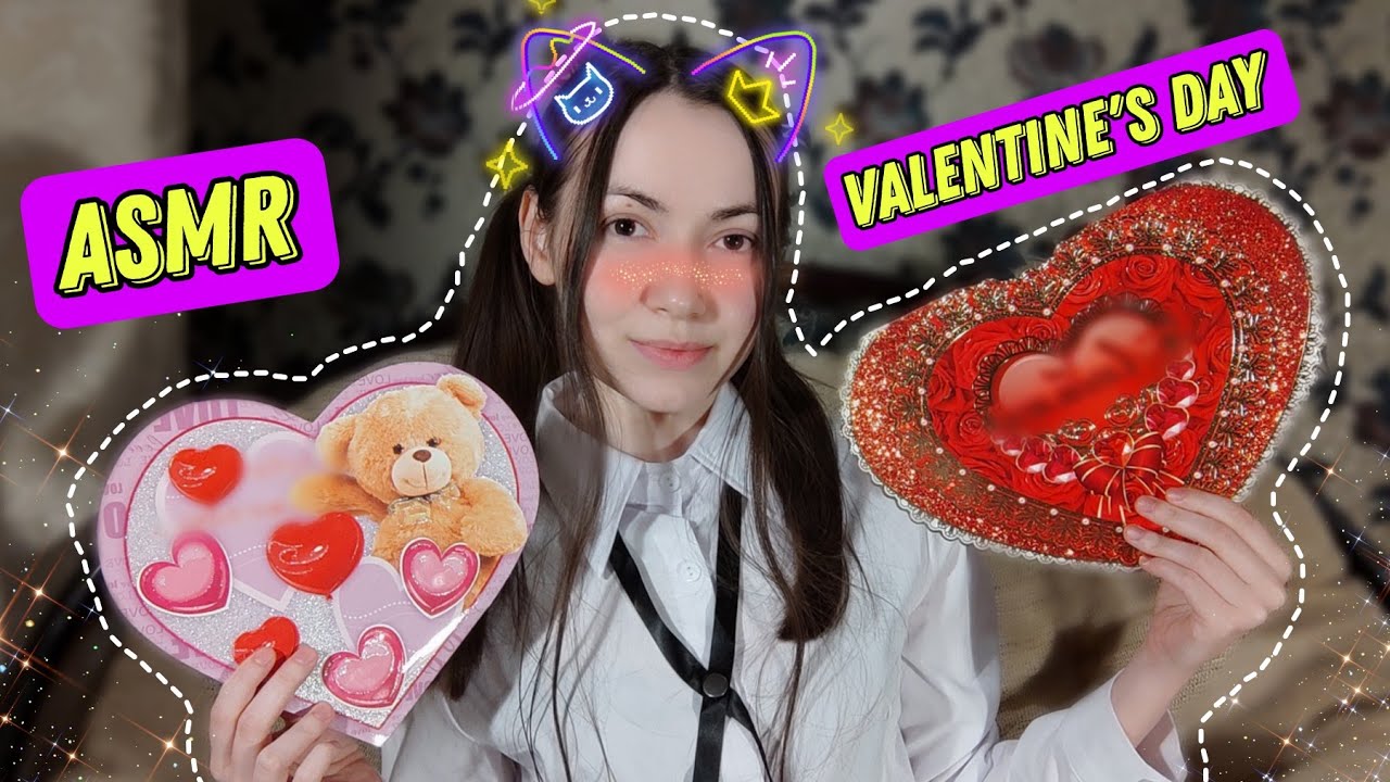 ASMR girlfriend, Valentine's Day #asmr #asmrsounds - YouTube