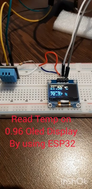 1 min to read Temp n Humidity by DHT11 on Oled Display using ESP32 #diy #arduino #oleddisplay ...