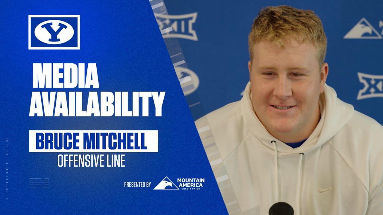 Bruce Mitchell | BYU Football | Media Availability | Stanford ...