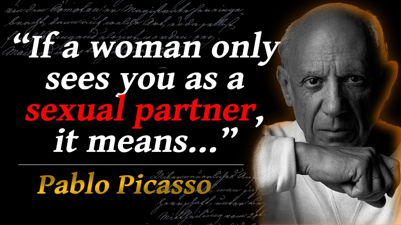 Pablo Picasso - Great Quotes That Will Inspire The Artist in You - YouTube