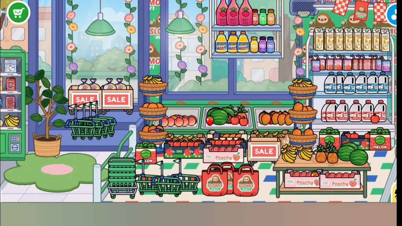TOCA LIFE WORLD BUILD | TOCA BOCA SLOMO SUPERMARKET | TOCA DESIGN # ...