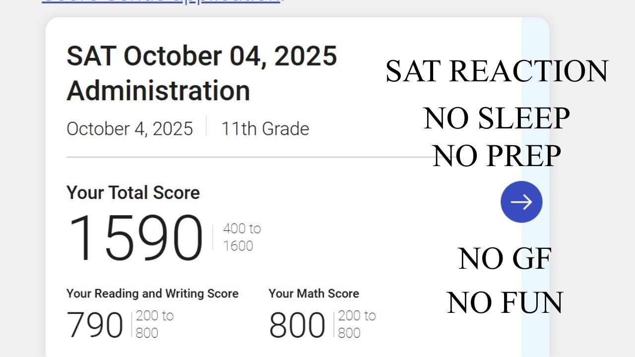 Every SAT Score Reaction on YouTube - YouTube