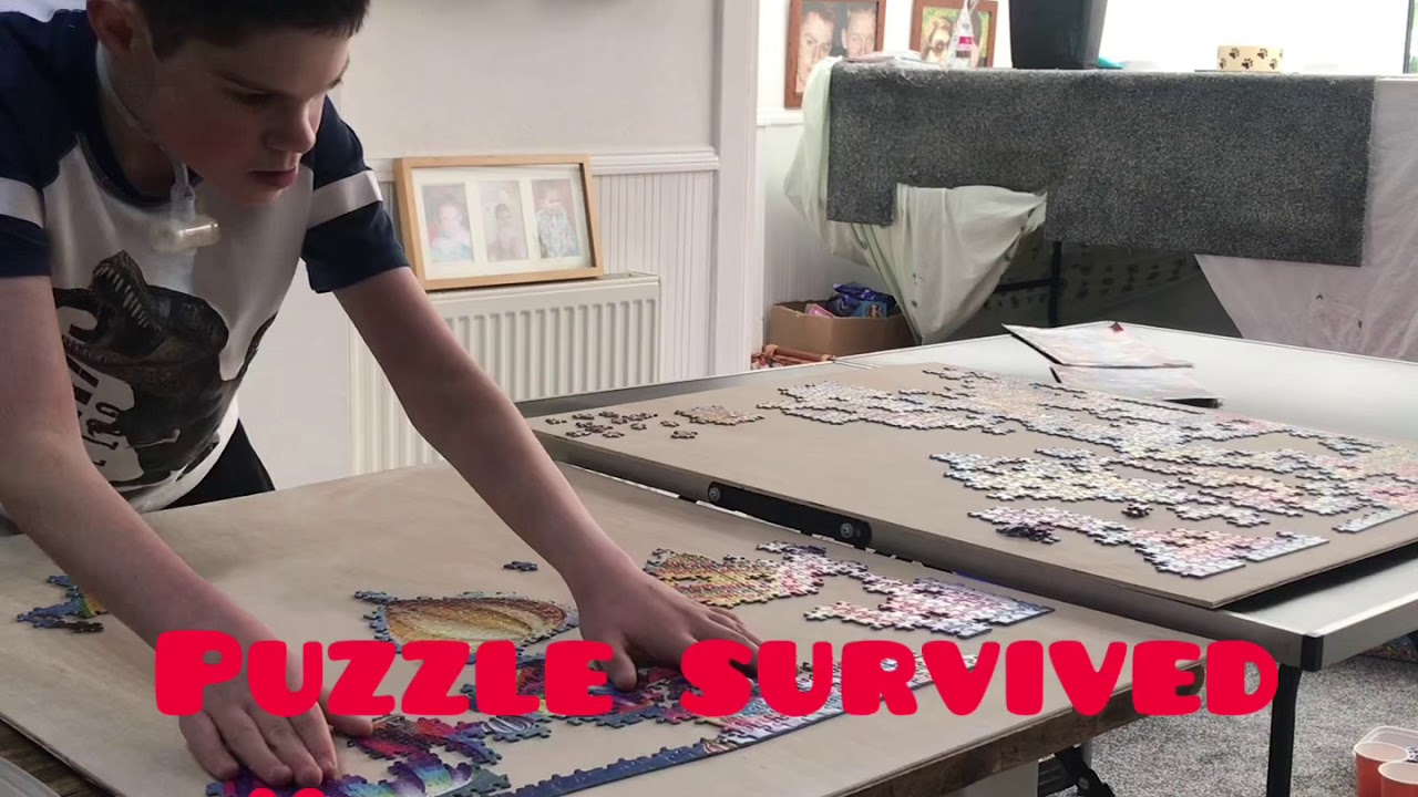 Video 4 Mattys lockdown challenge. 24000 piece jigsaw. - YouTube