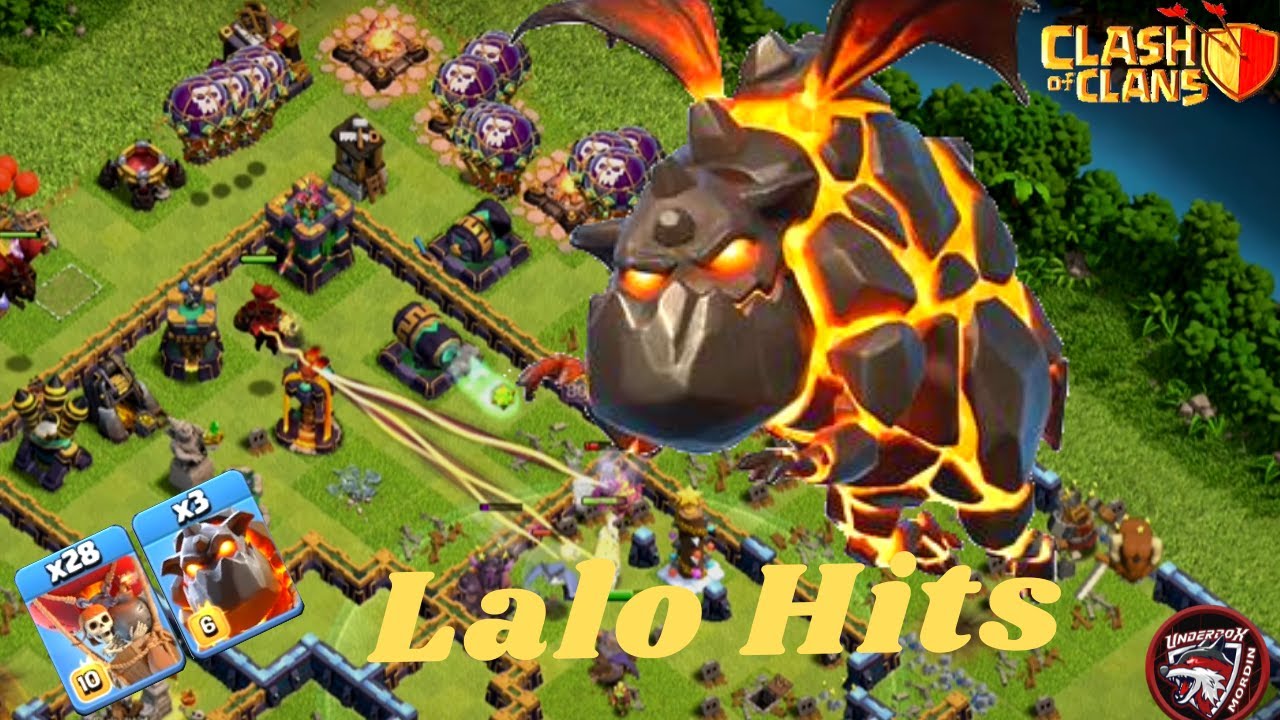 Blizzard Lalo Strategy! Th14 Super Wizard Blimp Lava Loon Attacks in ...