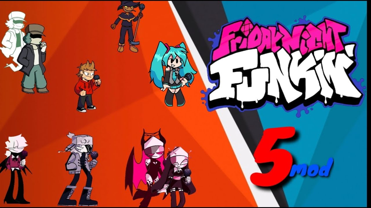 5 Mod fnf 1apk?!! Fnf mod Megamix!¡ By VEDA_RAIDEN - YouTube