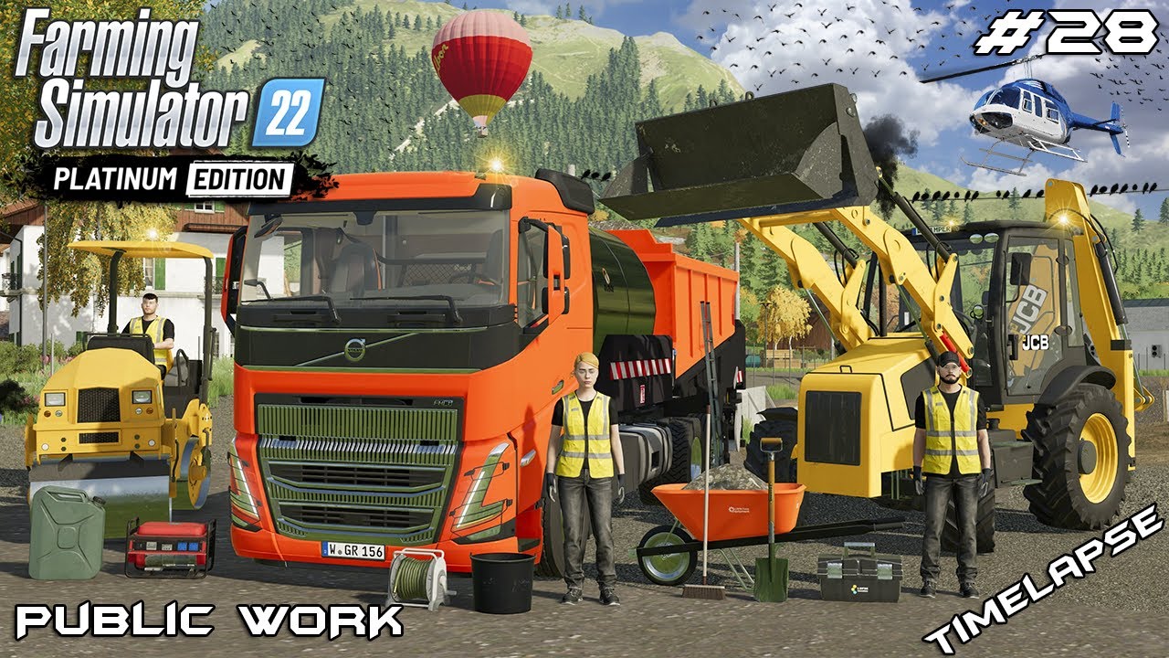 Building ROAD with VOLVO GRAVELER and JCB BACKHOE | Public Work ...