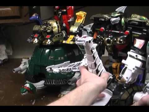 1994 Mighty Morphin Power Rangers Thunder Ultrazord Review - YouTube