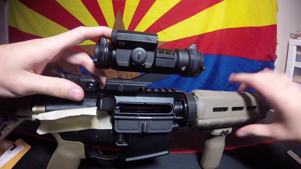 Dust cover install on AR-15 - YouTube