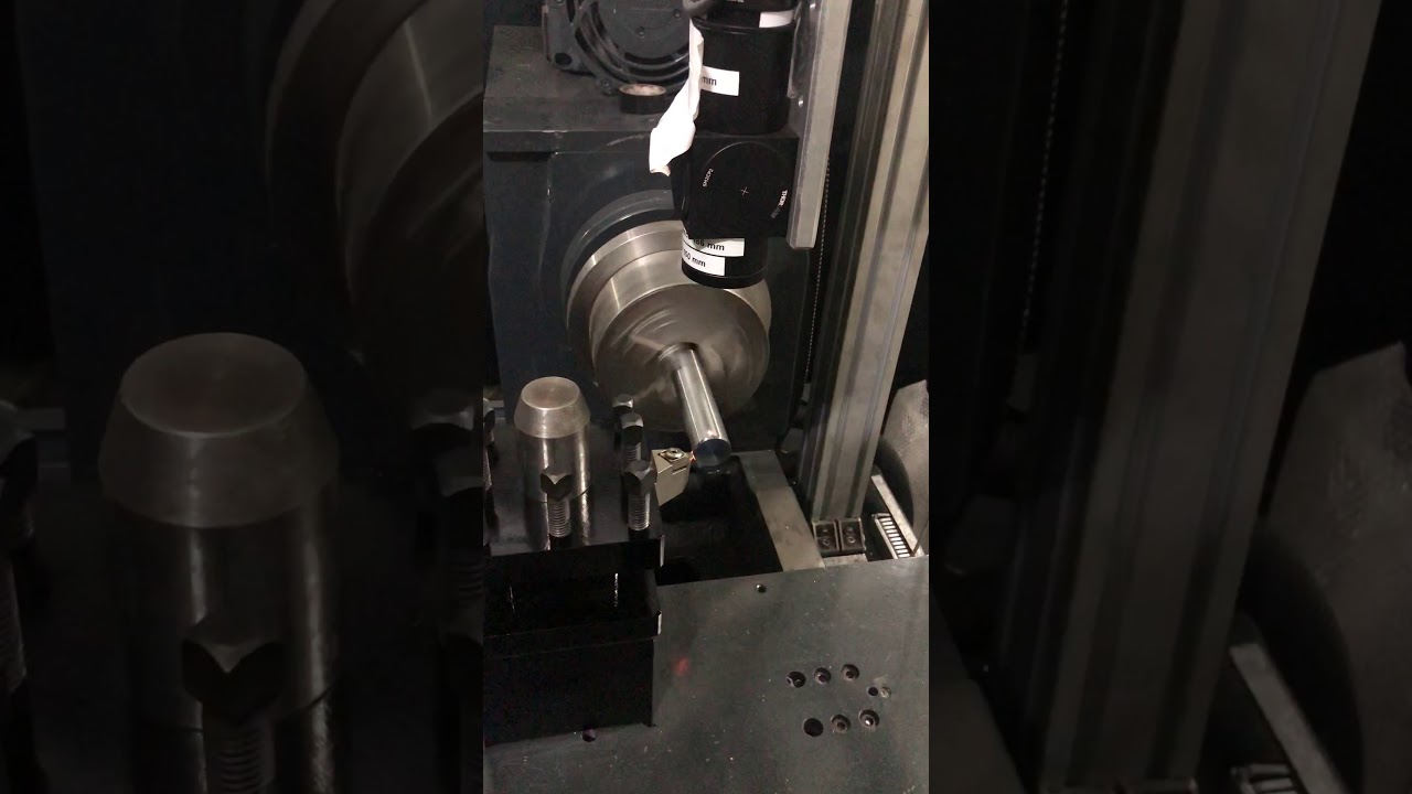 Hytech Laser Assisted CNC Turning Machine - YouTube
