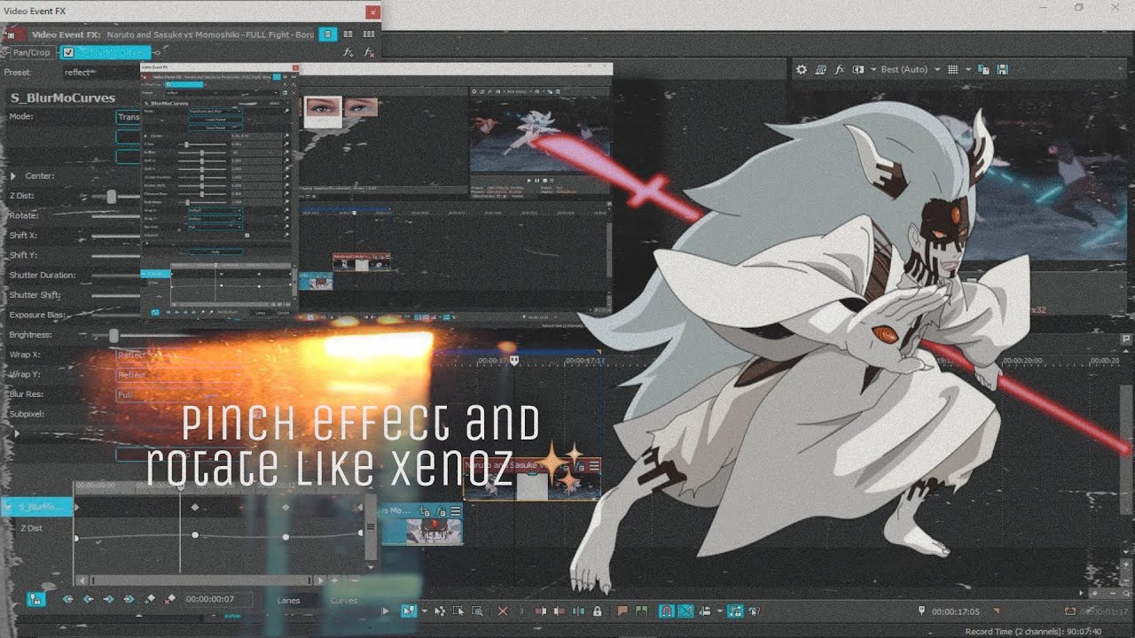 Pinch Rotate Transition Like Xenoz Tutorial - Sony Vegas Pro - YouTube