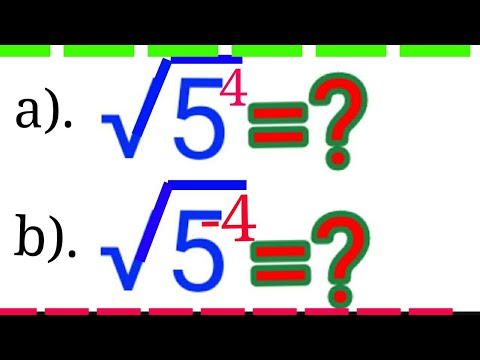 How to find square root when number is in exponential form. - YouTube