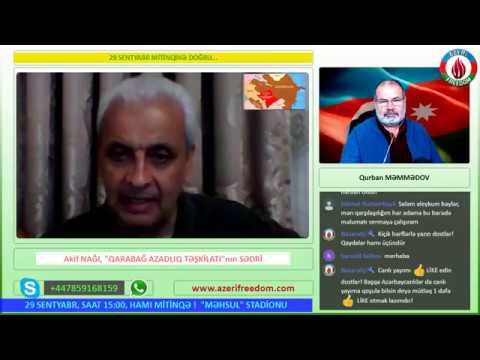 29 Sentyabr mitinqinə doğru  QAT sədri Akif NAĞI (AzeriFreedomTV)