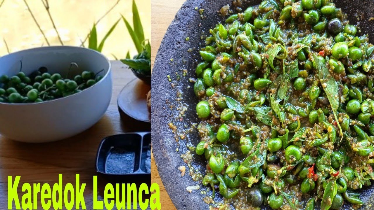 Sambel leunca/karedok leunca daun kemangi - YouTube