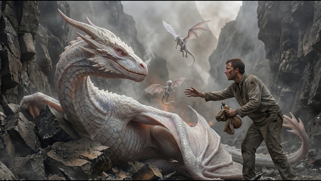 His Albino Dragon Mother Was Dying in Agony—No One Expected What the ...