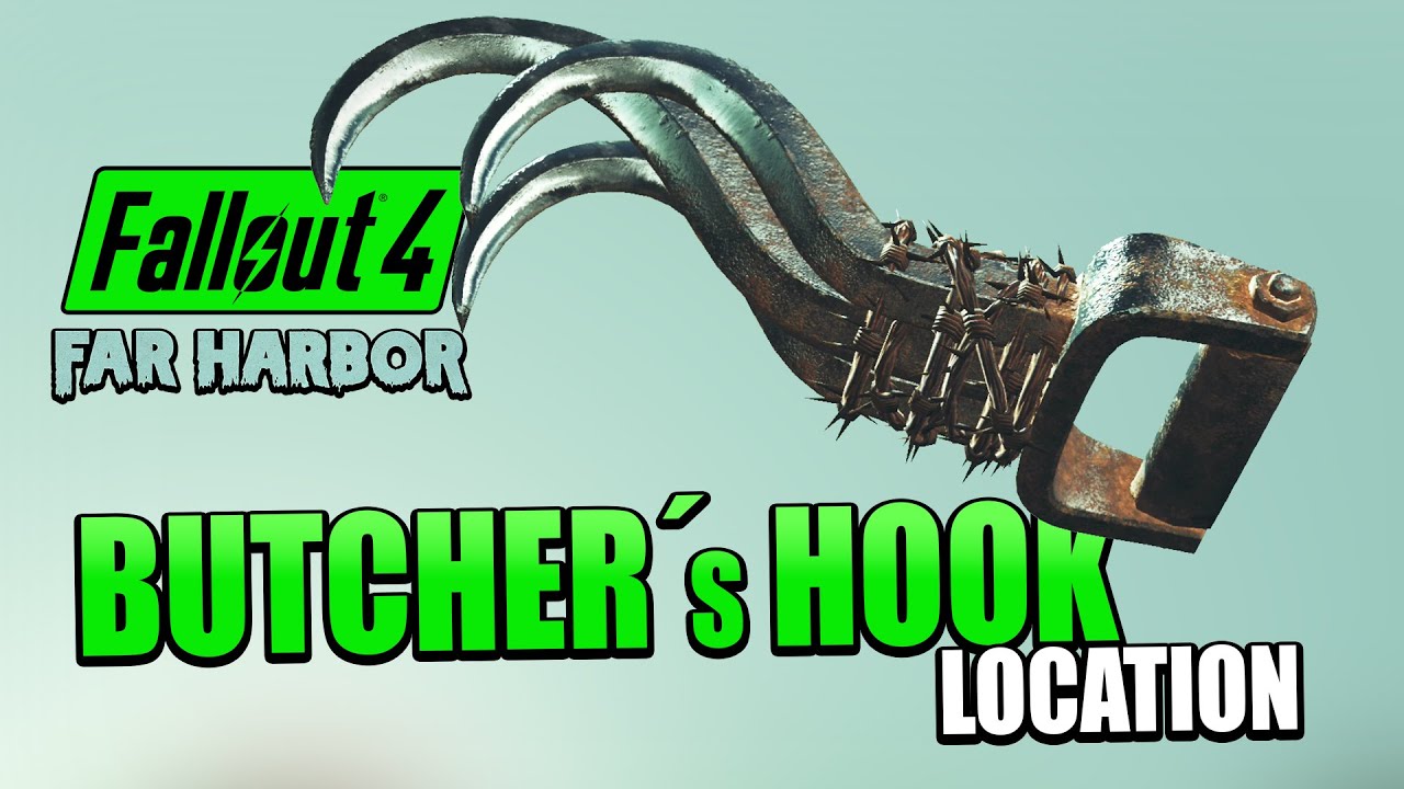 Fallout 4: Far Harbor | New Melee Weapon the BUTCHER'S HOOK Location ...