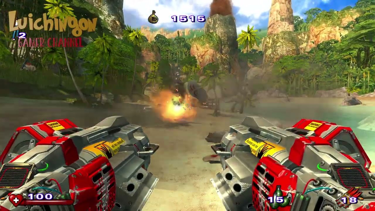 ¿Cómo jugar con 2 armas en Serious Sam 2?, Dual weapons en Serious Sam ...