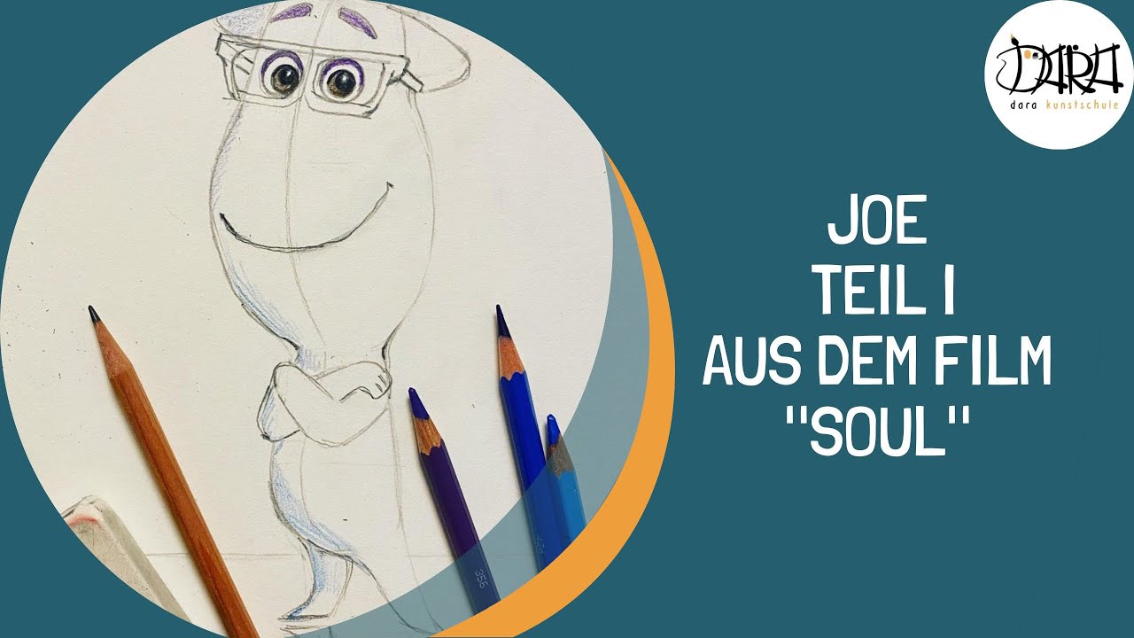 Joe aus dem Film Soul | Teil I | Schritt für Schnitt Joe zeichnen ...