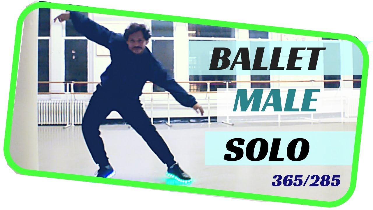 bright male dance solo. dancing 365 ballets- ballet 285 - YouTube