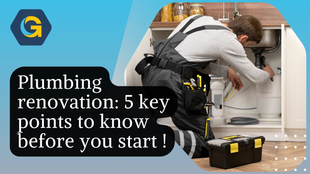 Plumbing renovation: 5 key points to know before you start ! - YouTube