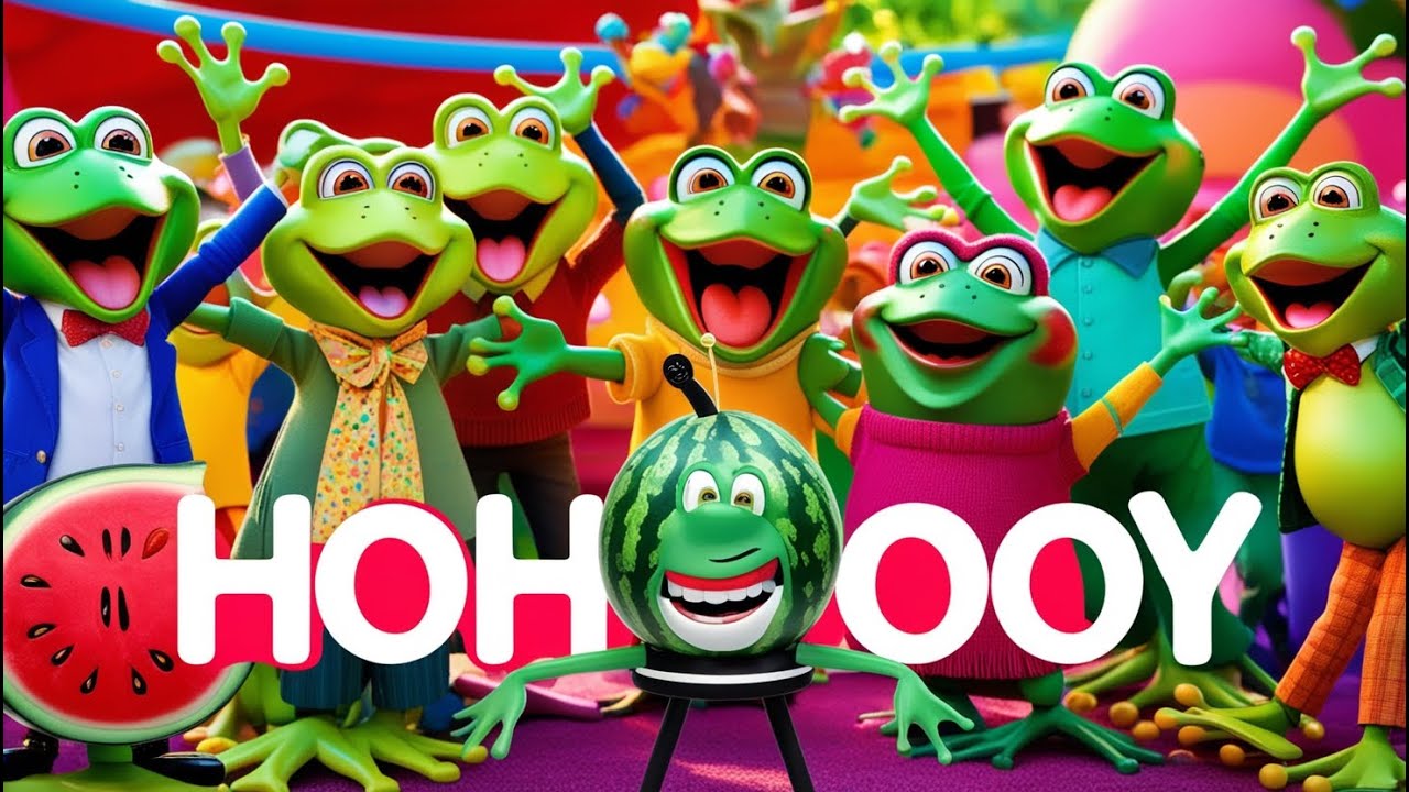 🌟 Hop Along with Little Frogs - A Pond Adventure Song! 🐸 - YouTube