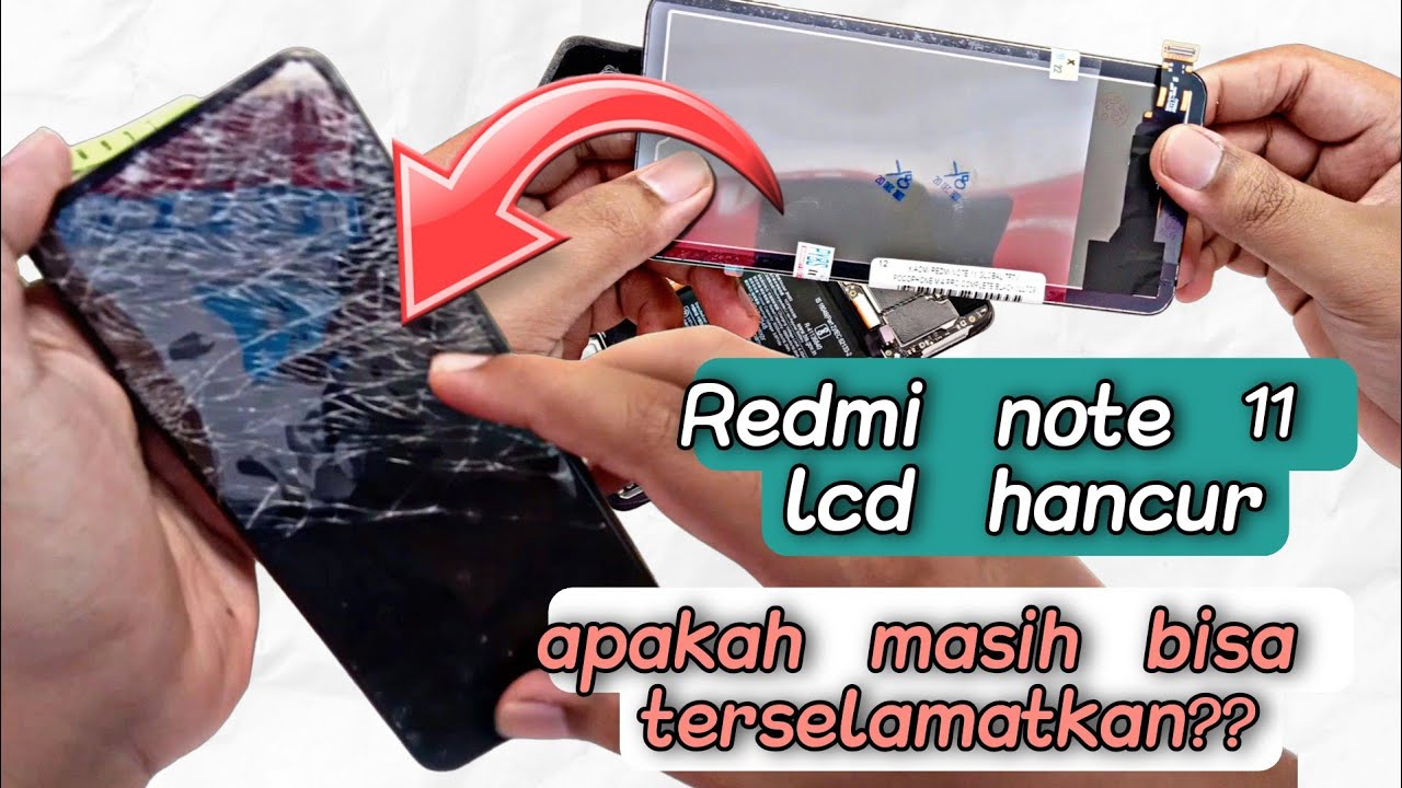 servis hp redmi note 11 mati lcd hancur ,cara ganti lcd bongkar total ...