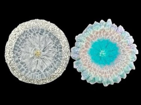 #193 Stunning Larimar Bloom Pours Tutorial - YouTube