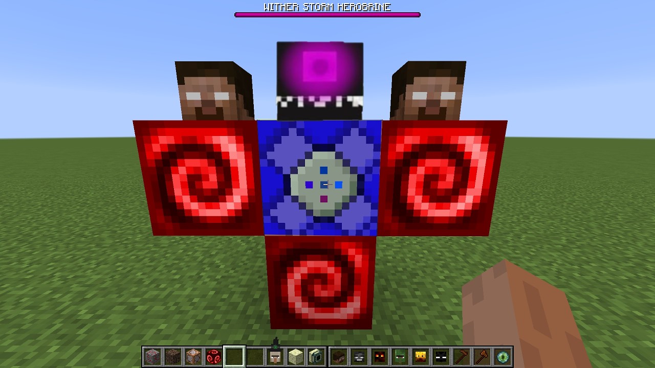 what if you create a WITHER HEROBRINE SOUL in MINECRAFT - YouTube