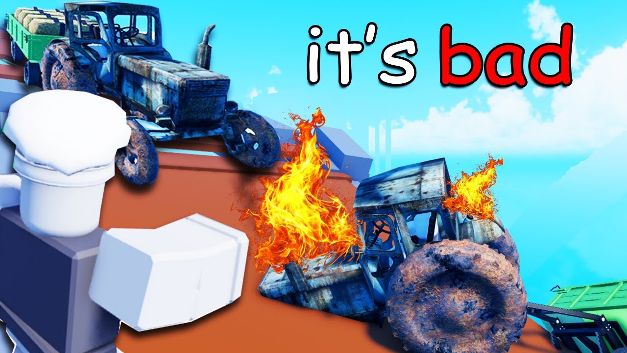 the Roblox Tractor Driving experience... - YouTube