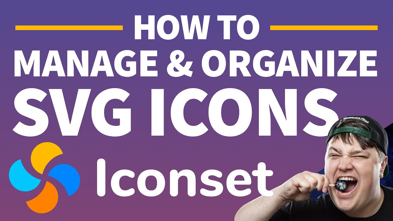 Save & Organize Icons and SVG Files with Iconset - YouTube
