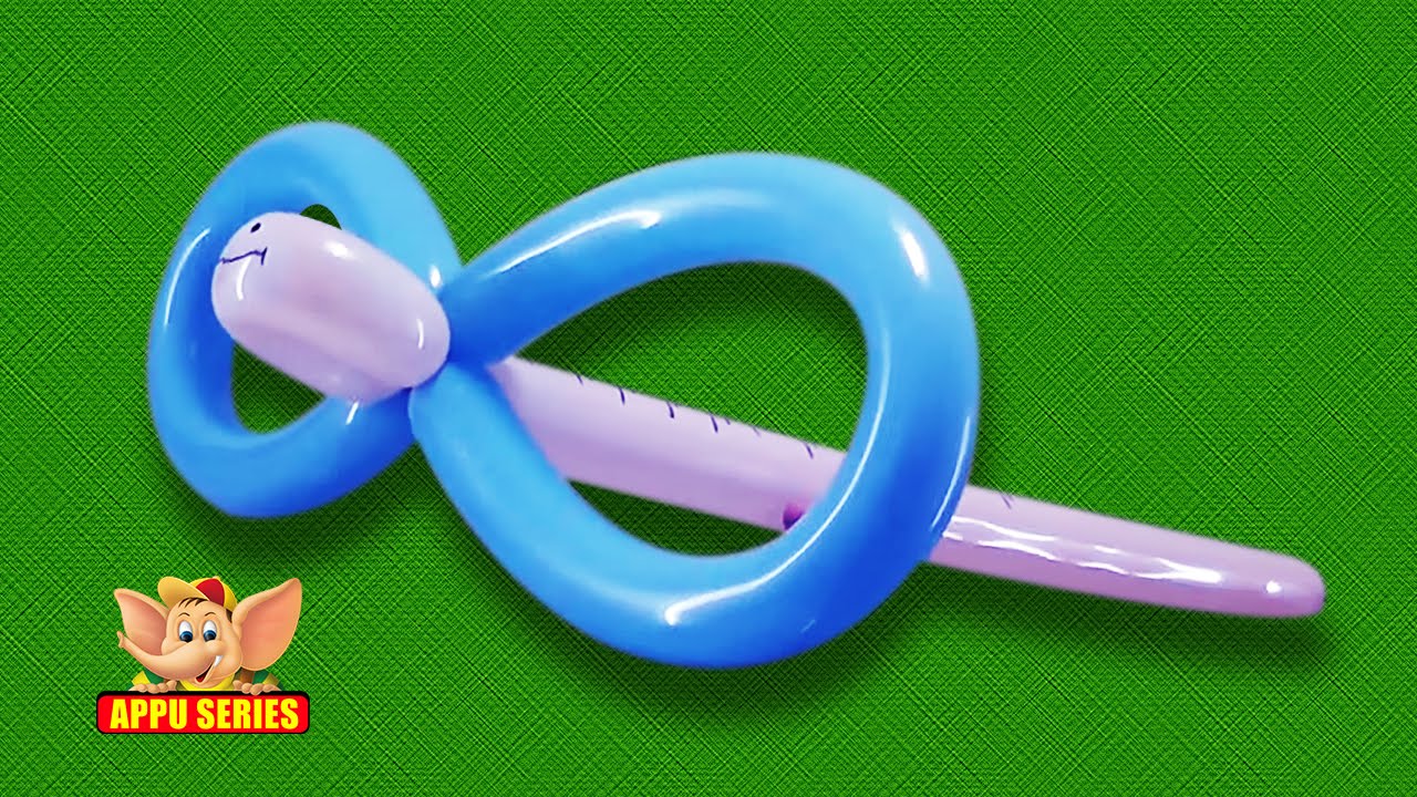 Balloon Sculpting - Easy way to sculpt a Dragonfly - YouTube