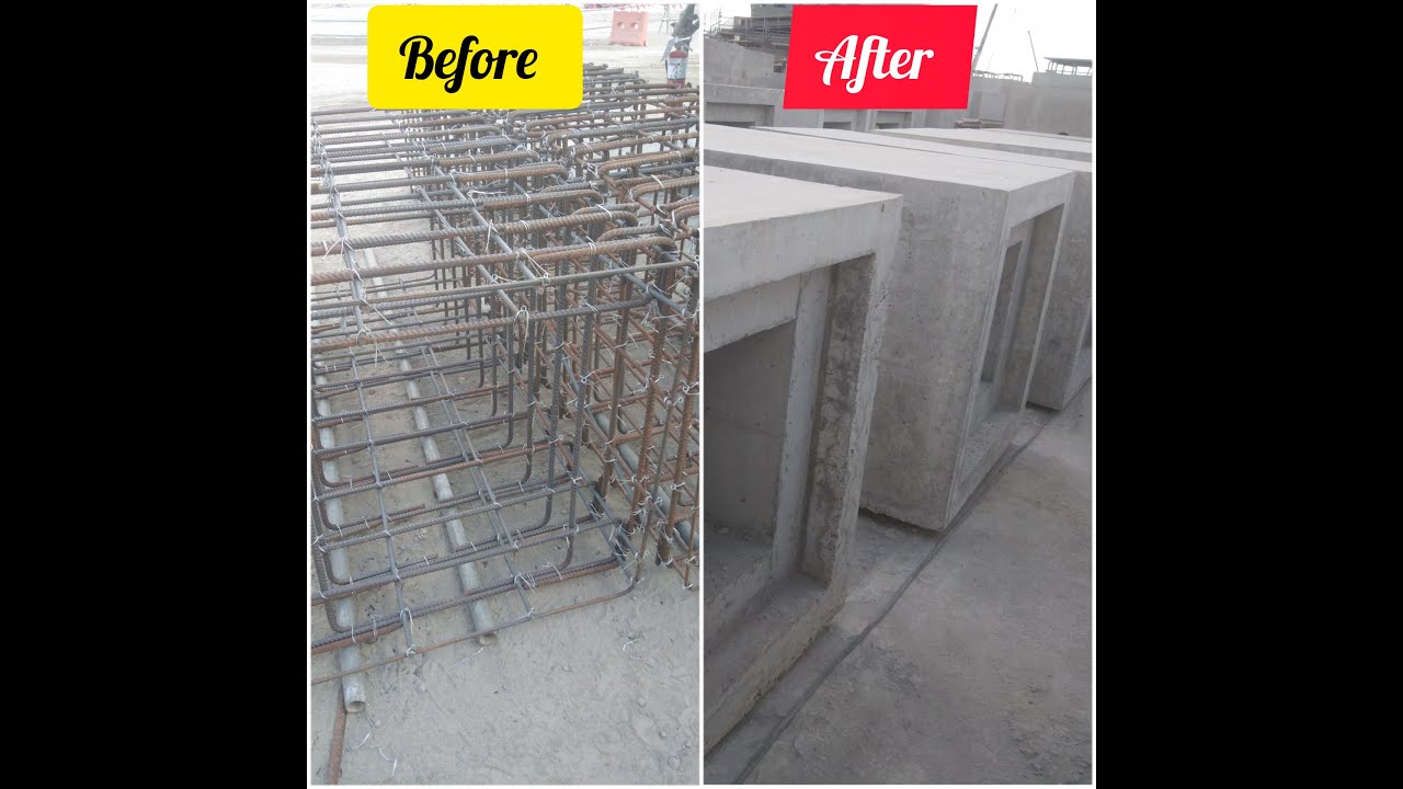 How to make a precast reinforcement concrete box culvert "watch this ...