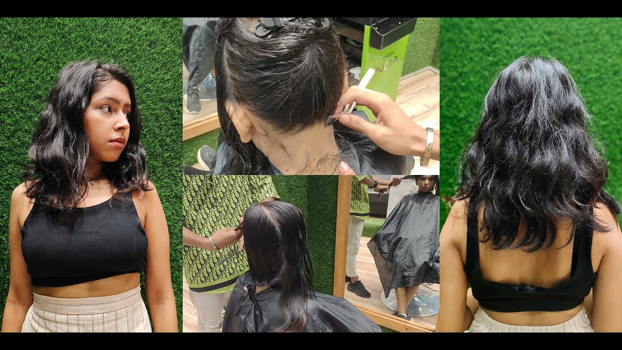 Medium Length To Long Bob Haircut With Nape Clean | Pineapple Salon ...