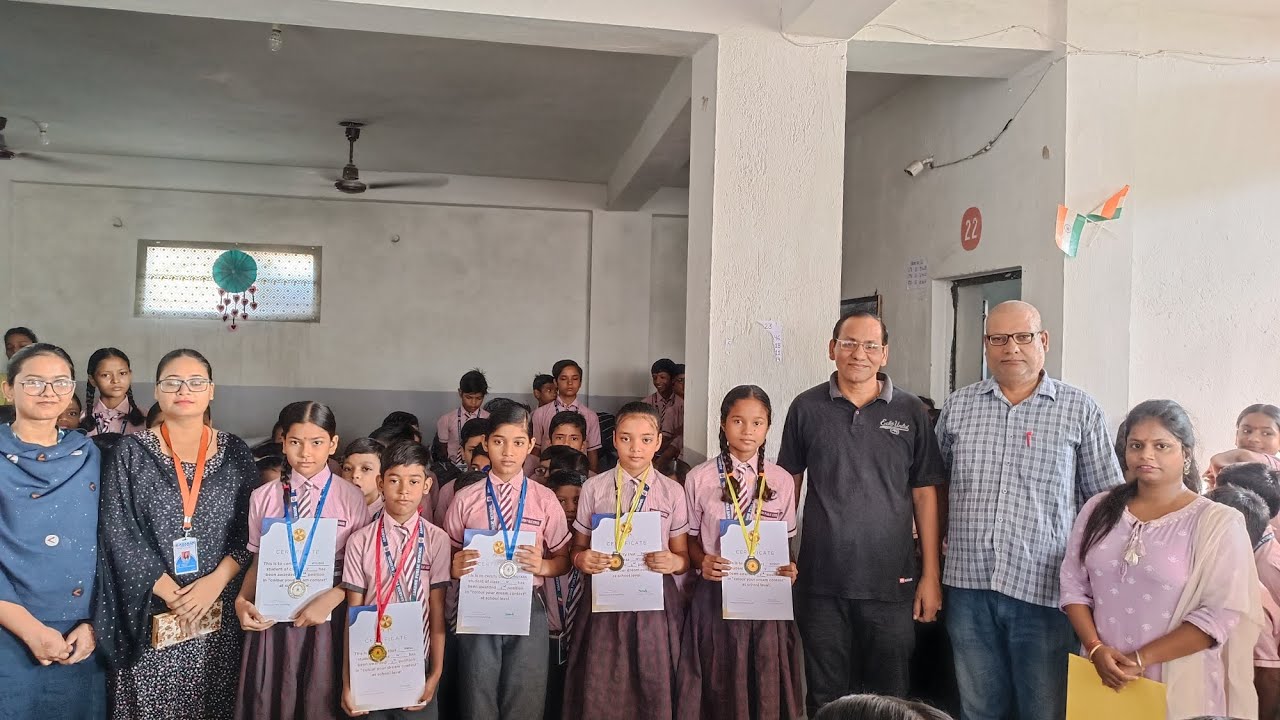 Winner of Drawing competition Class 4th &5th At Adarsh public school - YouTube