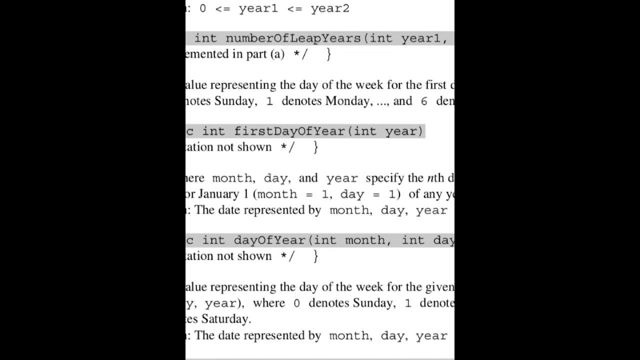 AP computer science 2019 number 1A - YouTube