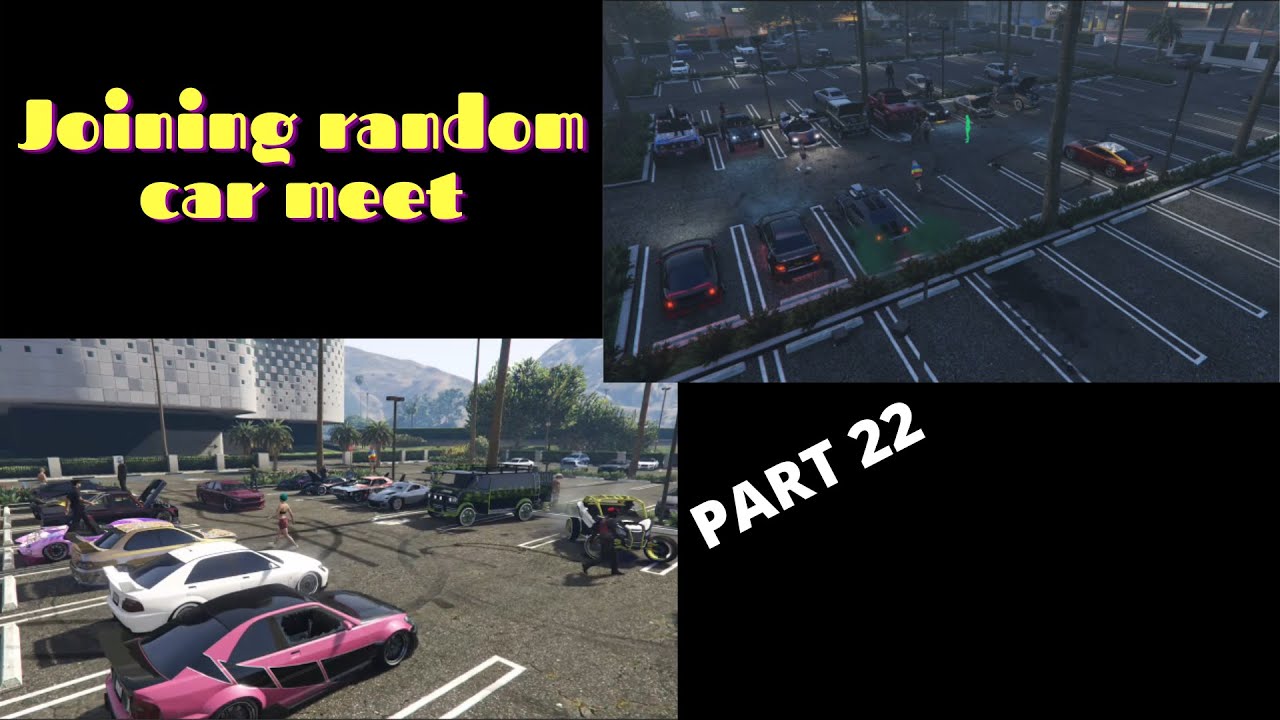 Random car meet PART 22 GTA V ONLINE - YouTube