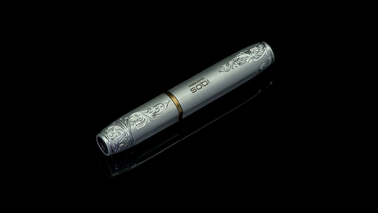 Exclusive IQos handmade engraving metal - YouTube
