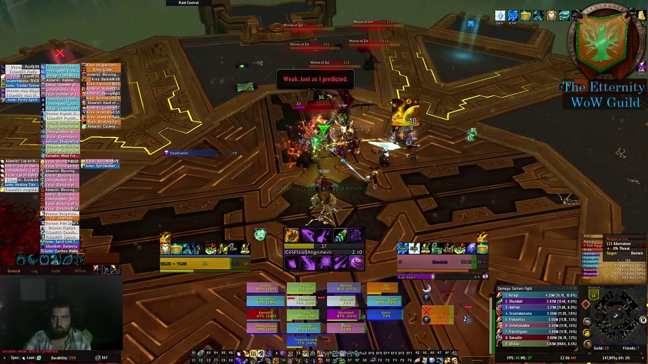 1st Raid whit guild Progress raid team (BFA) - YouTube