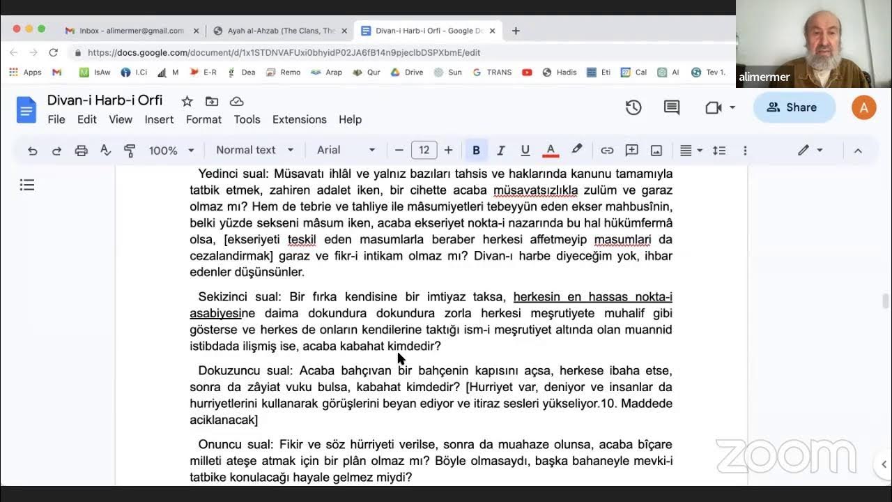 Divan-i Harb-i Orfi, 18. Ders, Mayis, 20, 23 - YouTube