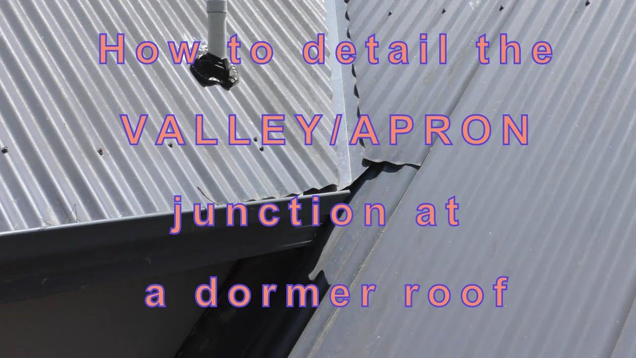 What is the valley detail at a dormer roof - YouTube