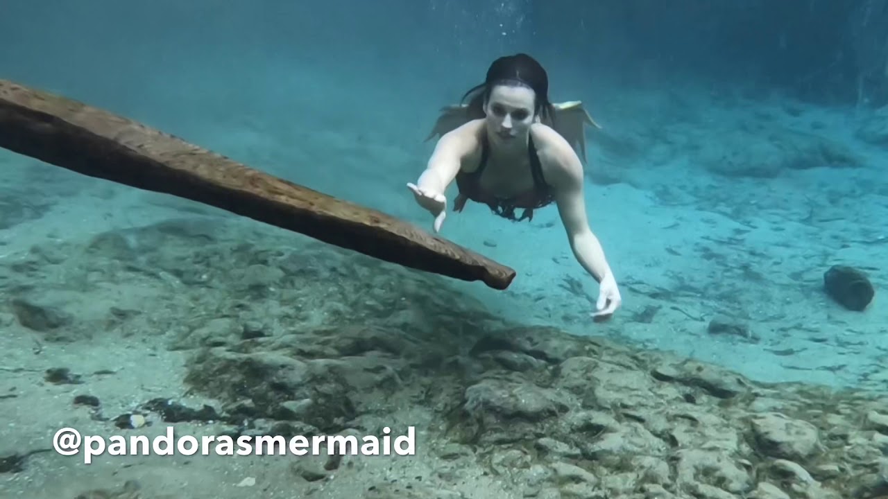Siren/Mermaid sighting in Ginnie Springs - YouTube