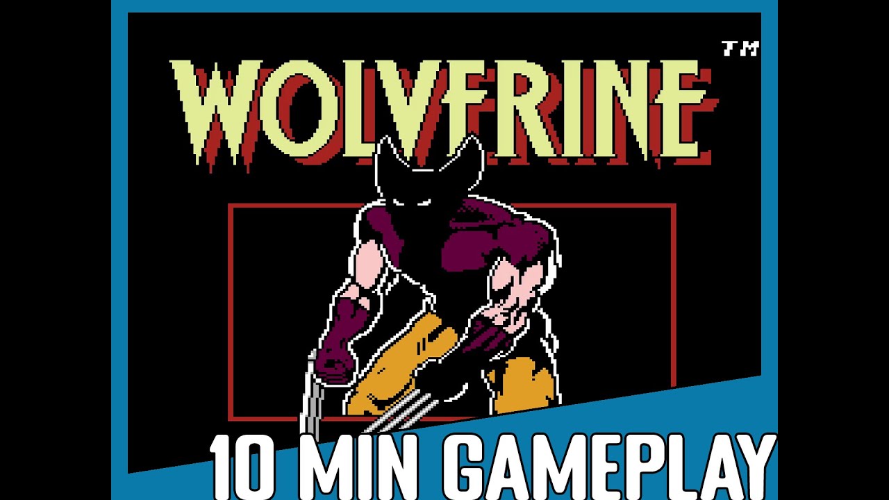 10 Minute Gameplay: Wolverine (1991) NES - YouTube