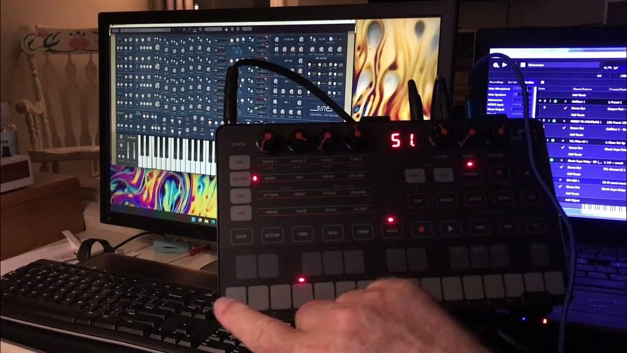 Uno Synth as a MIDI Controller (including the seq and arp) - YouTube